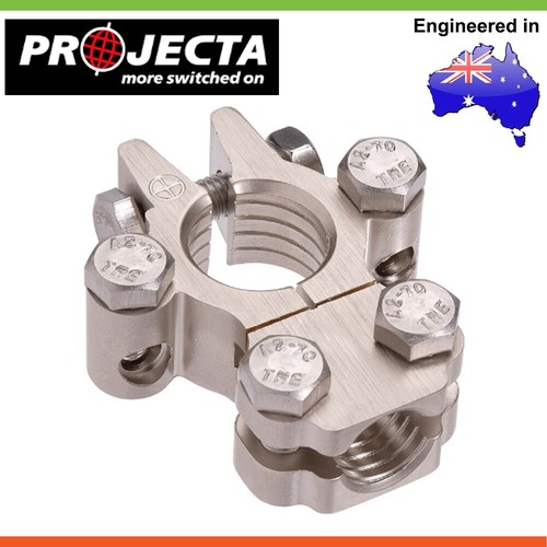 PROJECTA Satin Forged HD Brass Battery Terminal Positive | eBay