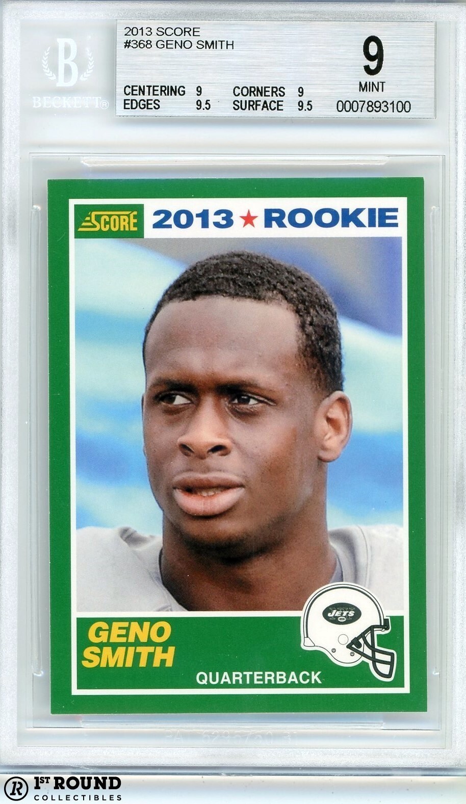 2013+Score+-+Rookie+%23368+Geno+Smith+%28RC%29 for sale online | eBay
