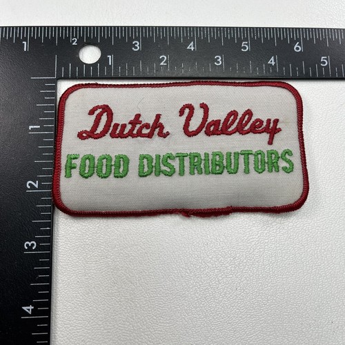 Vtg DUTCH VALLEY FOOD DISTRIBUTORS Trucking Patch 00DL | eBay
