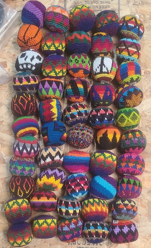 200 Hacky Sack Footbag Hackysack Kick Ball 90's Vintage Nineties Toy ...