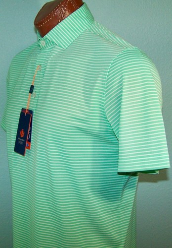 DONALD ROSS SPORT S/S Trimmer UPF 50 WICKING Polo Sz M FEEDER STRIP ...
