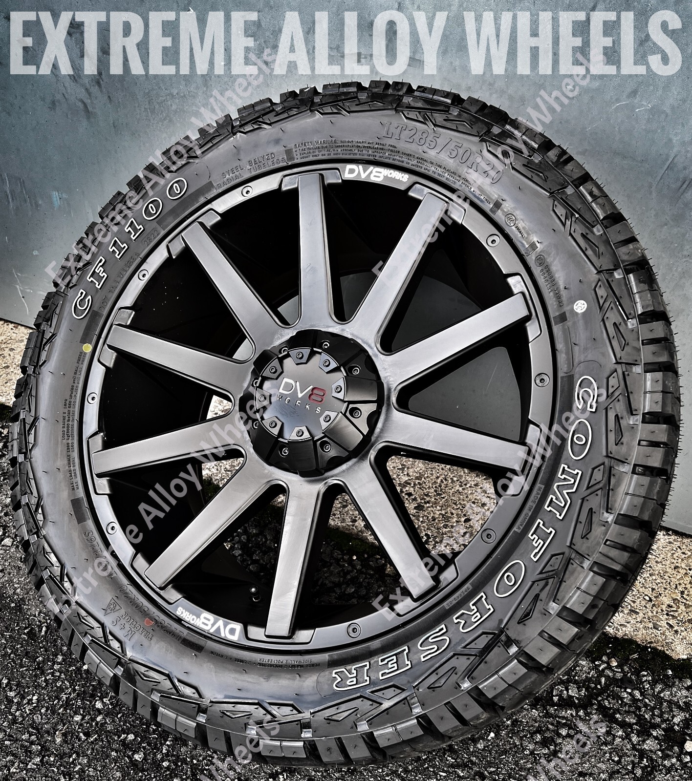 20" Vortex Alloy Wheels Ford Ranger + Wildtrak Pick Up 4x4 + All ...