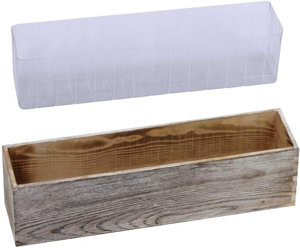 10 Pcs Plastic Planter Liners Clear Rectangular Plastic Liners for ...