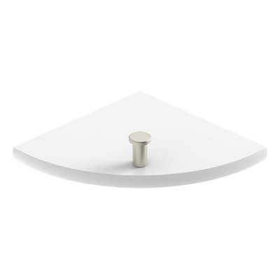 TileWare Boundless Shower Corner Shelf With Hook 6" Triangle Bathroom ...