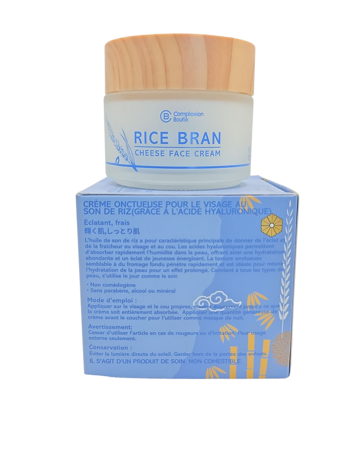 Complexion Boutik Rice Bran Cheese Face Cream 🌾 Hydrating + Dewy 3.4 oz ...