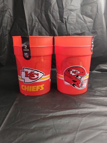 NFL KC Chiefs Plastic Cups Set Of 4 | eBay