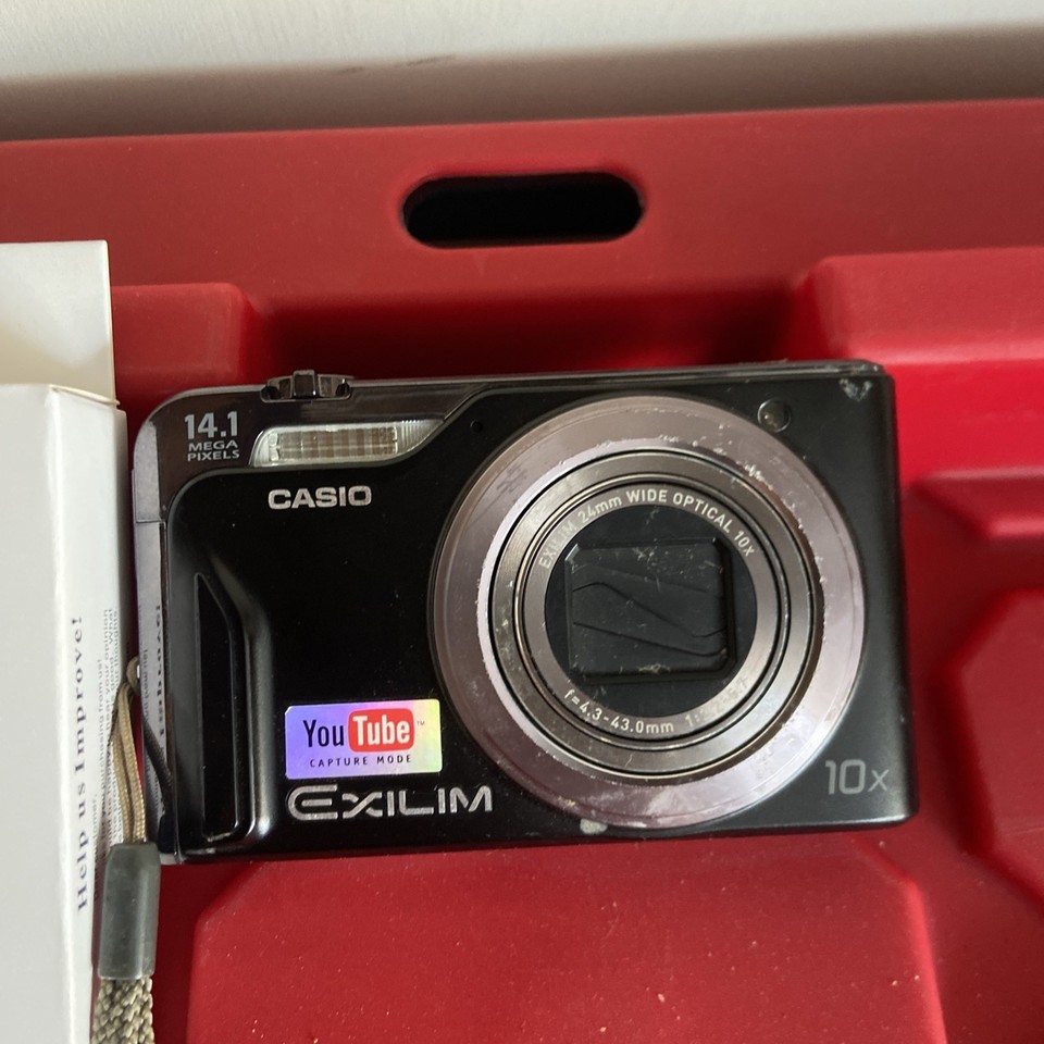 Vintage Casio Exilim Hi-Zoom EX-H15 Digi Camera 14.1mp 720p 10x Opt ...