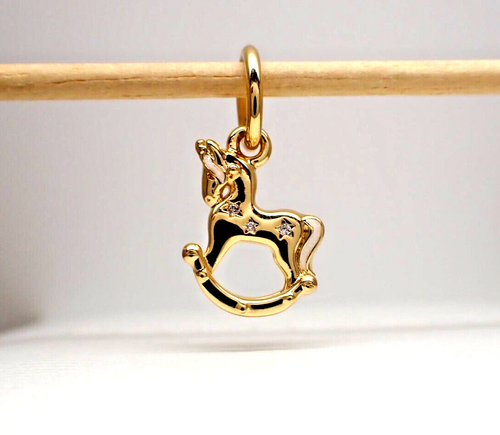 Authentic Pandora #762978C01 Rocking Unicorn Dangle Charm Shine ...