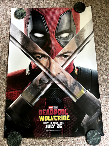 Deadpool 3 Teaser DS POSTER 1-SHEET Original Marvel Hugh Jackman Ryan ...
