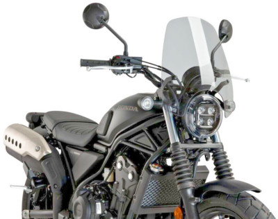 PUIG Windscreen New Generation Touring DARK SMOKE 2023-26 Honda CL500 ...