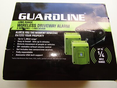 Guardline Long Range Wireless Driveway Motion Detector Alarm | eBay