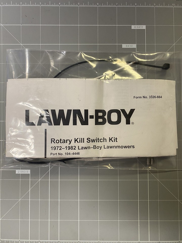 104-4446 LawnBoy Toro Rotary Kill Switch Kit | eBay