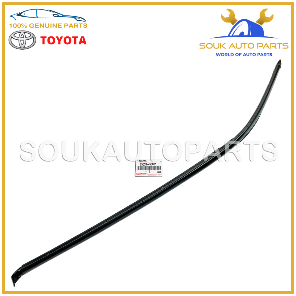 75533-60031 Genuine Toyota MOULDING, WINDSHIELD, OUTSIDE RH 7553360031 ...