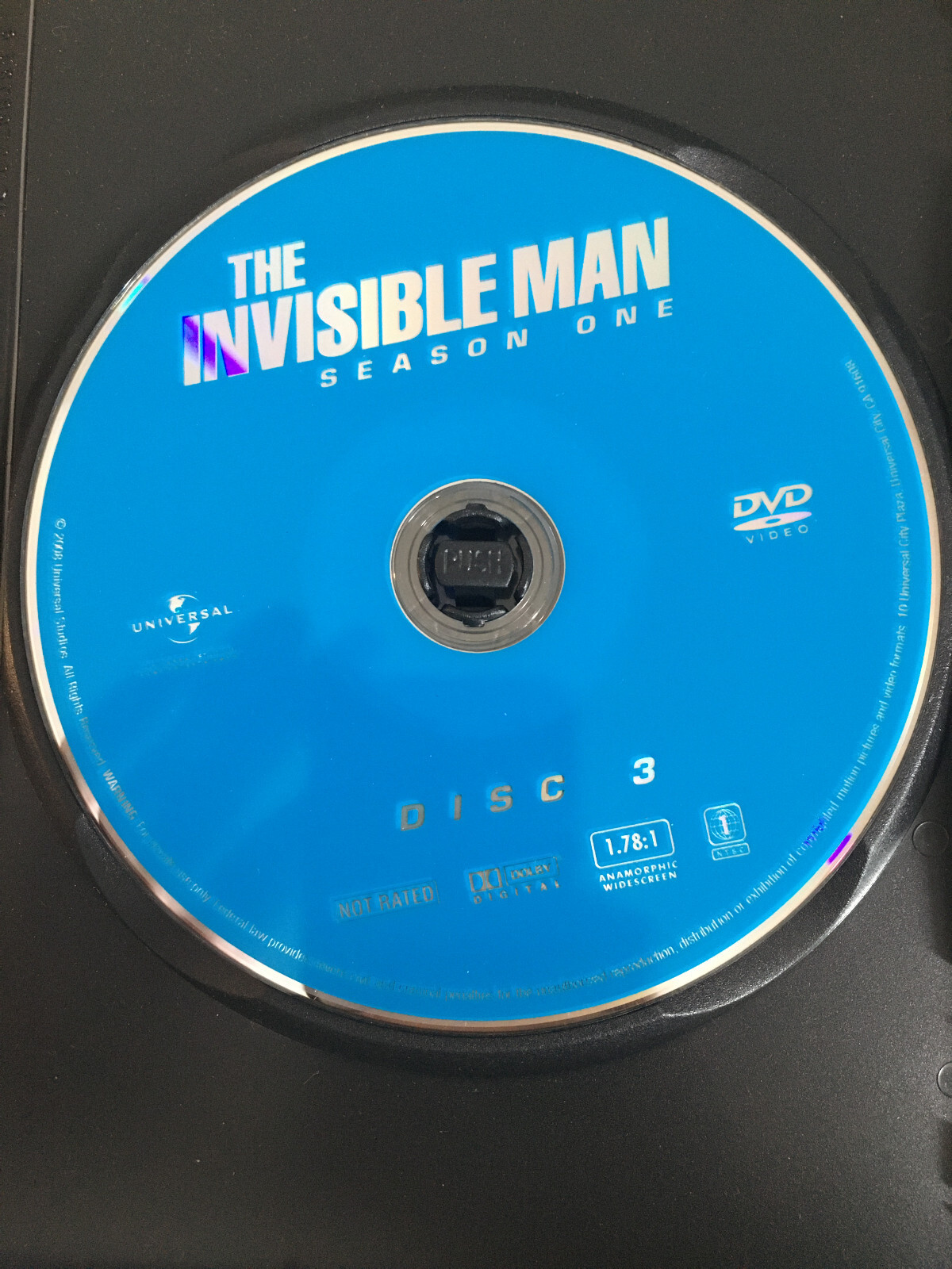 The Invisible Man: Season One (DVD, 2000) Disk 3 25195028066| eBay