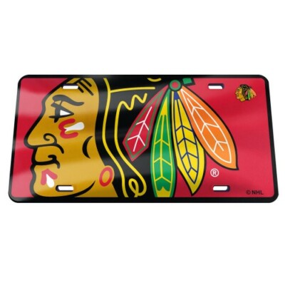 CHICAGO BLACKHAWKS SPECIALTY ACRYLIC LICENSE PLATE NHL WINCRAFT | eBay