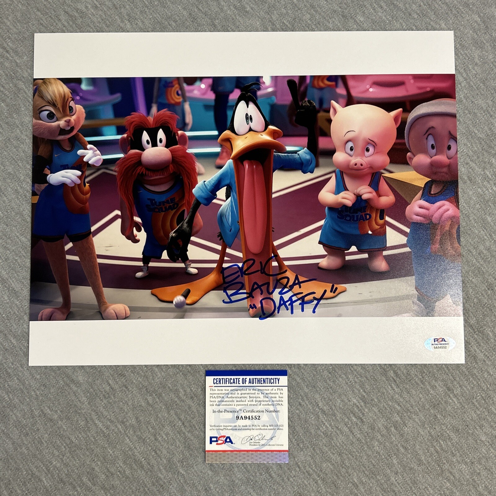 Eric Bauza signed autograph auto 11x14 Photo Voice Actor for Daffy Duck ...