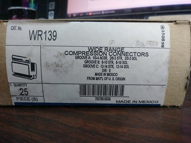 () Blackburn H-tap Wide Range Compression Connector WR139 for sale ...