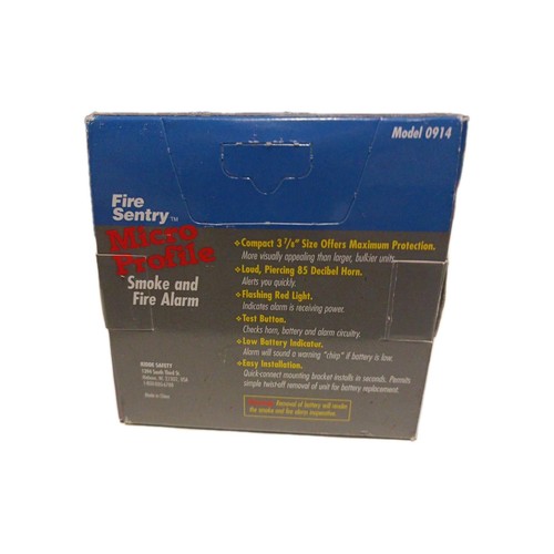 Fire Sentry Model 0914 Smoke And Fire Alarm Micro Profile By Kidde ...