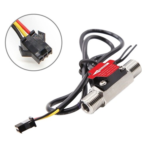 Flow Monitoring Water Flow Sensor 3-wire Wiring IN/OUT/GND For Water ...