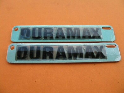 CHEVY SILVERADO GMC SIERRA DURAMAX BLACK EMBLEM LOGO BADGE SIGN SYMBOL ...