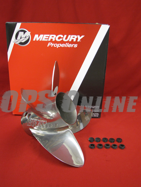 Mercury Bravo 1 XS Pro Finished Propeller 48-831910 15.25 X 22 " RH 4 ...