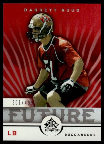 2005 Upper Deck Reflections Barrett Ruud RC /499 Nebraska Cornhuskers ...