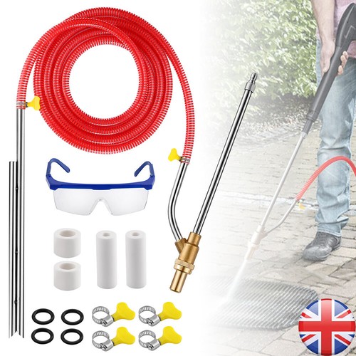 5000PSI Pressure Washer Sandblasting Kit Wet Abrasive Sand Blaster ...
