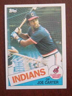 1985 Topps Joe Carter Rookie Card RC #694 | eBay