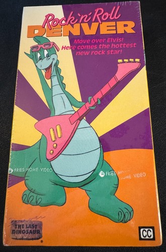 Denver the Last Dinosaur - Rock ‘n’ Roll Denver (VHS, 1991) - RARE OOP ...