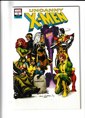 UNCANNY X-MEN #1 COCKRUM WRAP-AROUND VARIANT (MARVEL 2018) VERY FINE ...