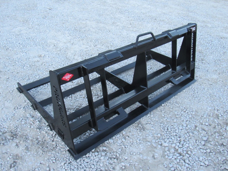60" Land Plane Carryall Leveler with Cutting Edge Fits Skid Steer Quick ...
