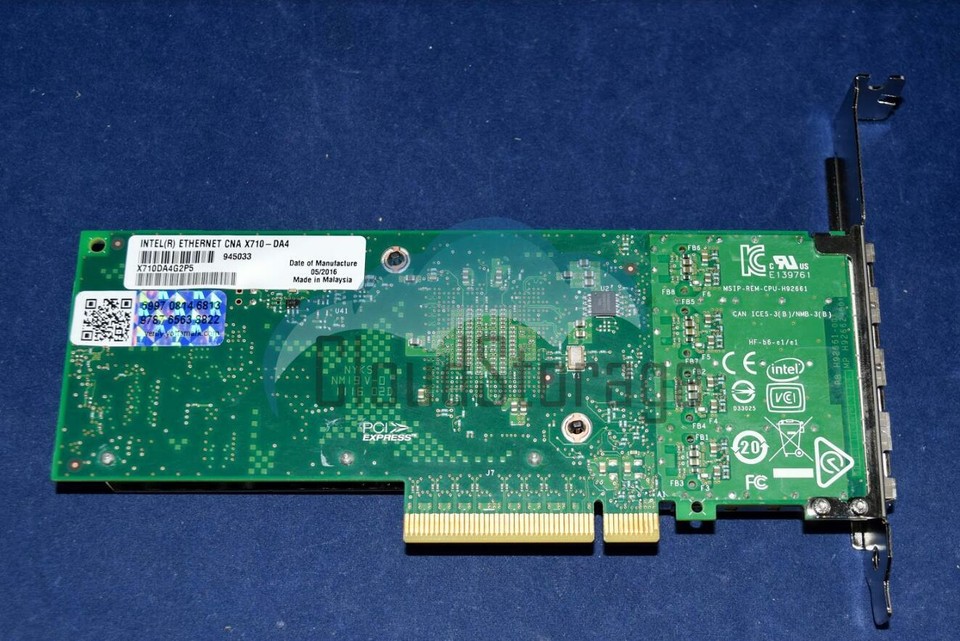 X710-DA4 Intel Quad port Ethernet Converged Network Adapter X710DA4G2P5 ...