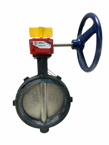 NIBCO 6" Wafer Butterfly Valve With Gear Operator Wd-3510-8 for sale ...