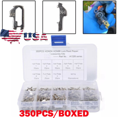 For Honda Car Lock Reed Lock Plate Auto Key Lock Repair Kits 350PCS ...