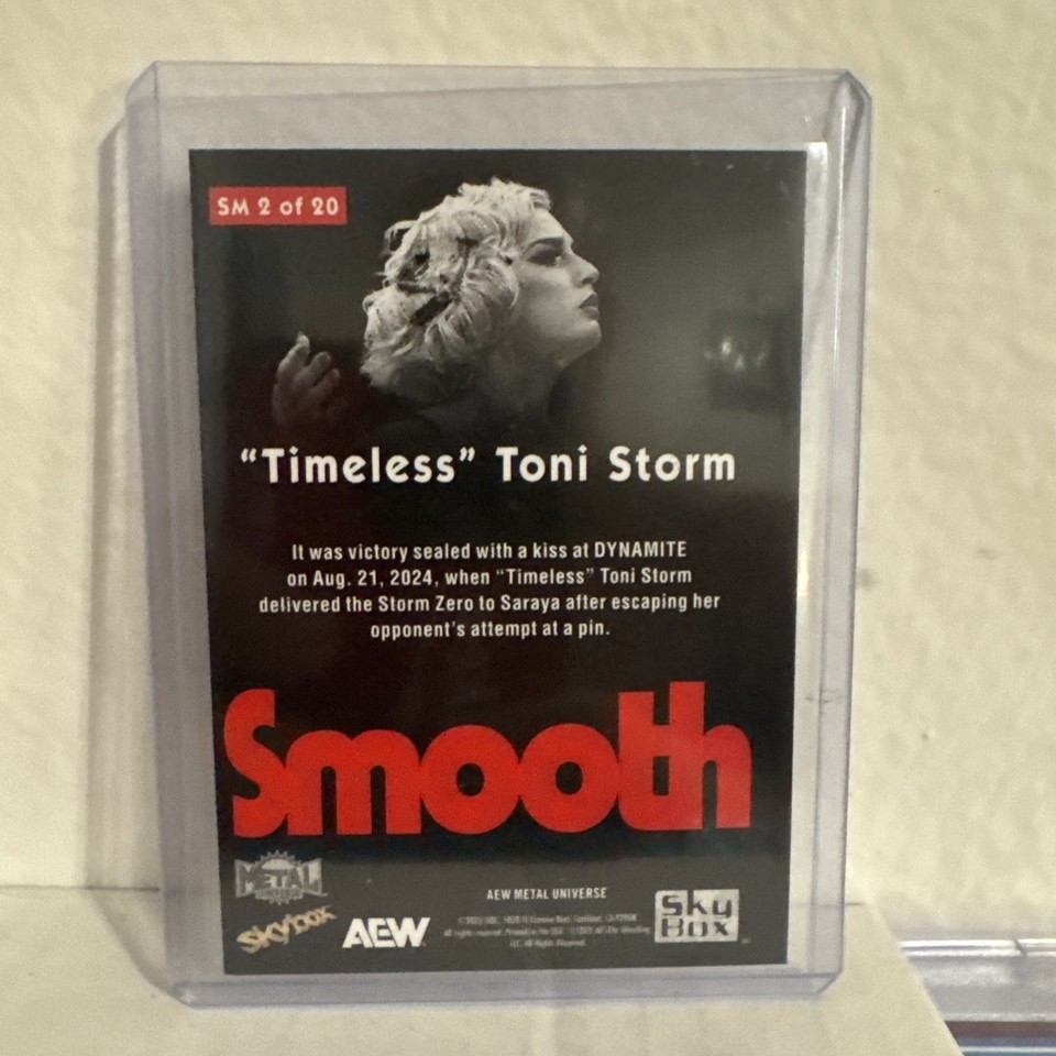 2025 UD AEW Skybox Metal Universe Timeless Toni Storm Smooth #SM2 | eBay