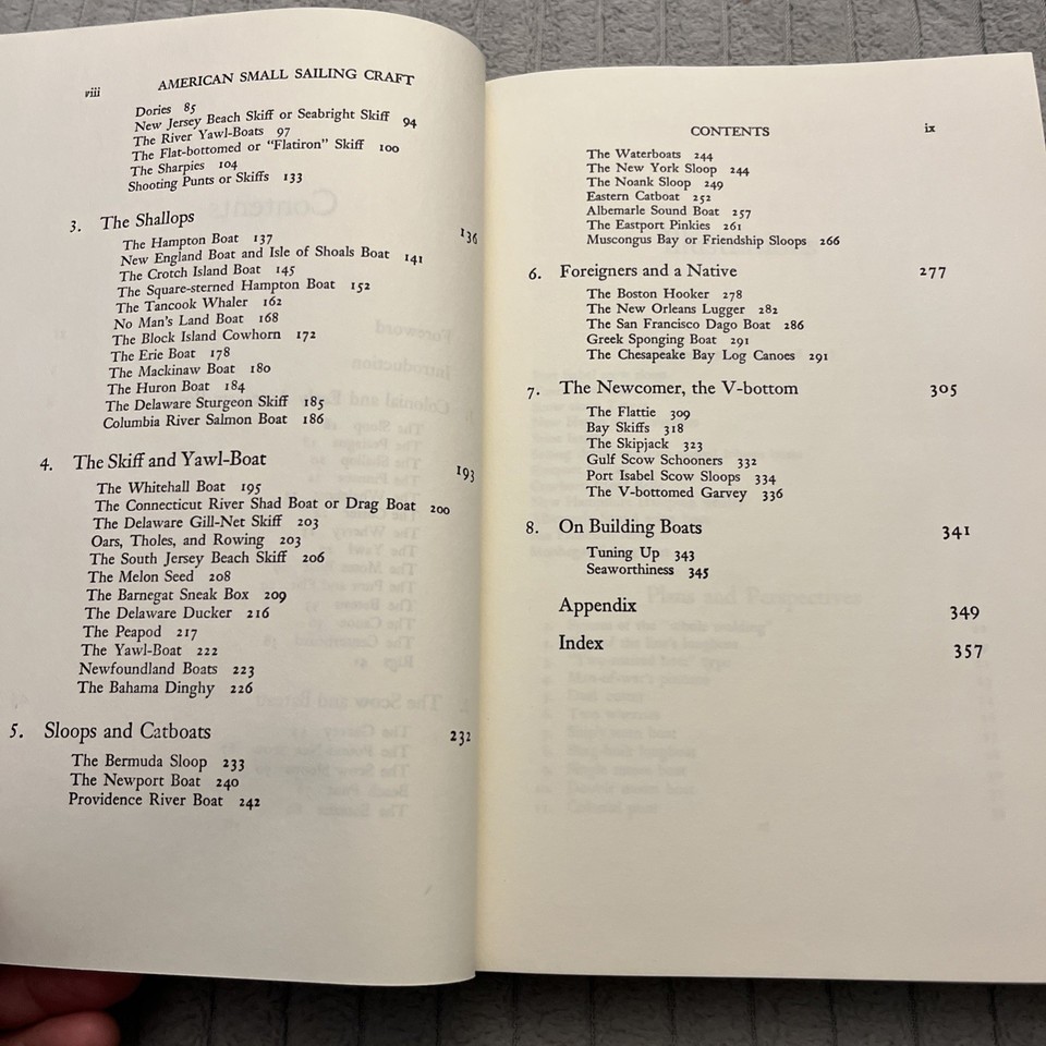 AMERICAN SMALL SAILING CRAFT by HOWARD CHAPELLE Copyright 1951 3rd ...