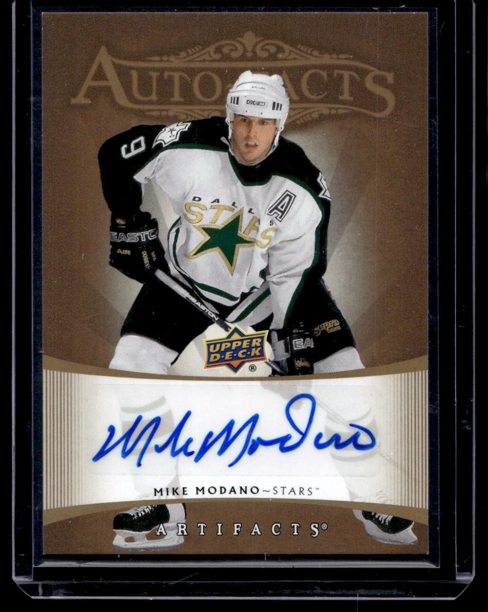 Mike Modano 2021 Upper Deck Artifacts #RAF-MO 2005 Retro Auto Facts ...