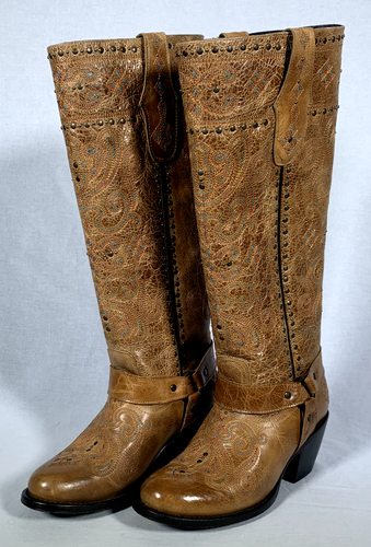Black Star Women's Wimberley Western Boot - Round Toe Brown Size 7 | eBay