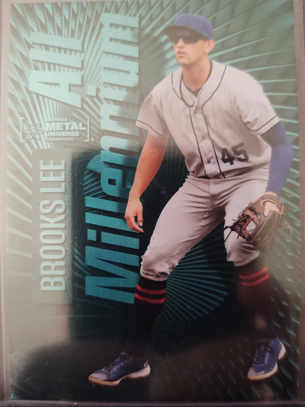 2023 Metal Universe Champions Brooks Lee Baseball All Millennium Aqua ...