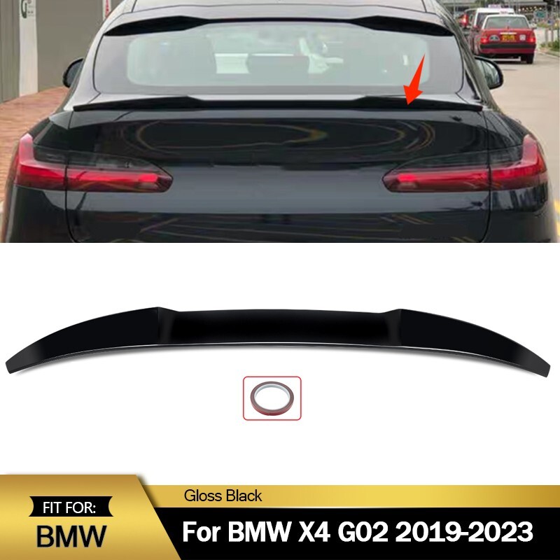M4 Style Rear Trunk Spoiler Roof Wing For 2019-2024 BMW X4 G02 M40i ...