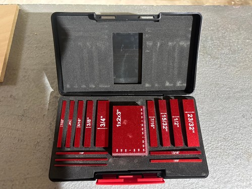 15pcs Aluminum Precision Setup Blocks Height Gauge Set for Router ...