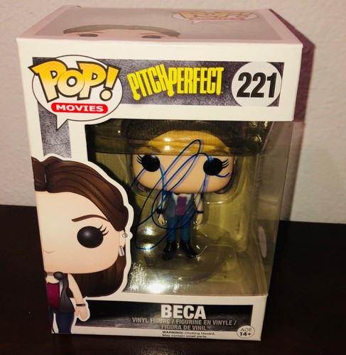 Anna Kendrick Beca Pitch Perfect #221 Signed Vaulted Funko Pop PSA RARE ...