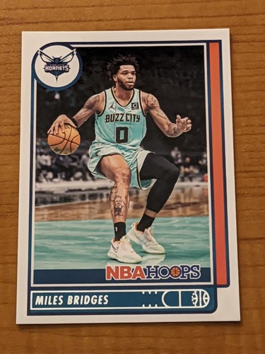 Miles Bridges Charlotte Hornets 2021-22 Panini NBA Hoops Basketball ...