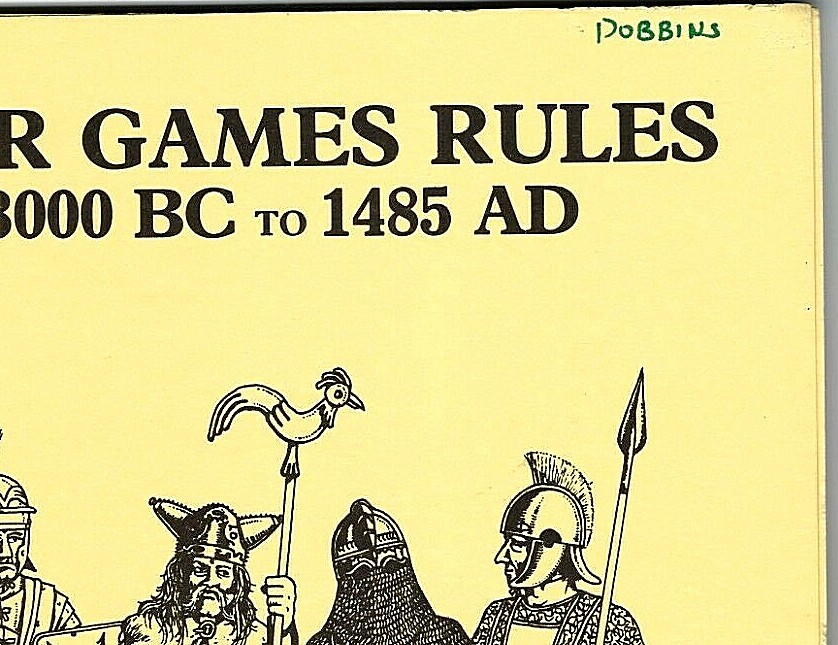 Wargame Rules 3000 BC to 1485 AD WRG November 1987 Miniature Wargames Book | eBay