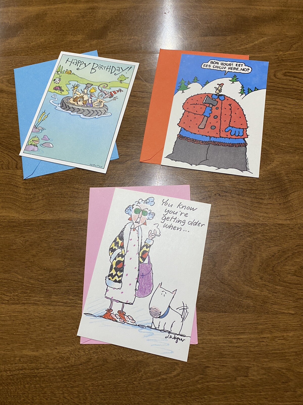 Hallmark Shoebox Greetings Happy Birthday Vintage Greeting Card Lot Of ...