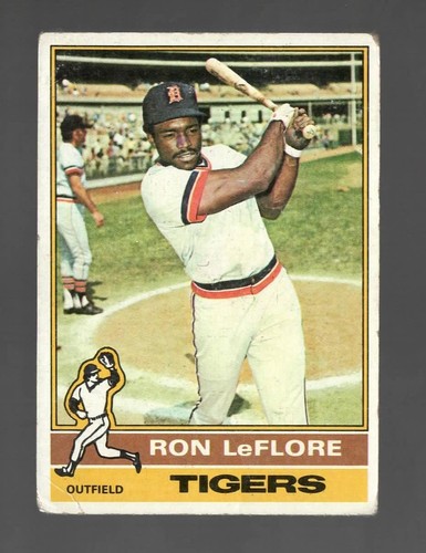 1976 Topps Ron LeFlore Detroit Tigers #61 Good | eBay