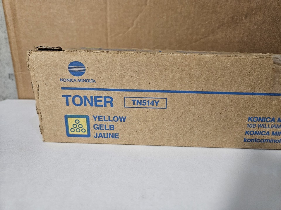 KONICA MINOLTA TN514Y TN-514Y YELLOW TONER CARTRIDGE A9E8230 - NEW | eBay