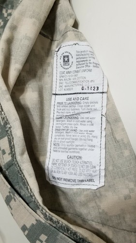 MEN'S U.S.ARMY Coat, Army Combat Digicam Uniform Shirt, Medium Long ...