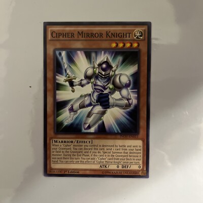 Cipher Mirror Knight INOV-EN011 Yu Gi Oh | eBay