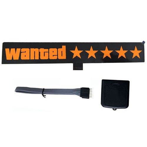 Orange Wanted 5Star Car Window Glow Panel Electric Marker Lamp LED ...